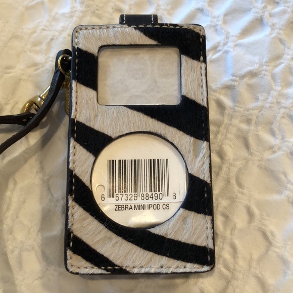 Coach | Accessories | Coach Ipod Mini Case In Zebra Print | Poshmark